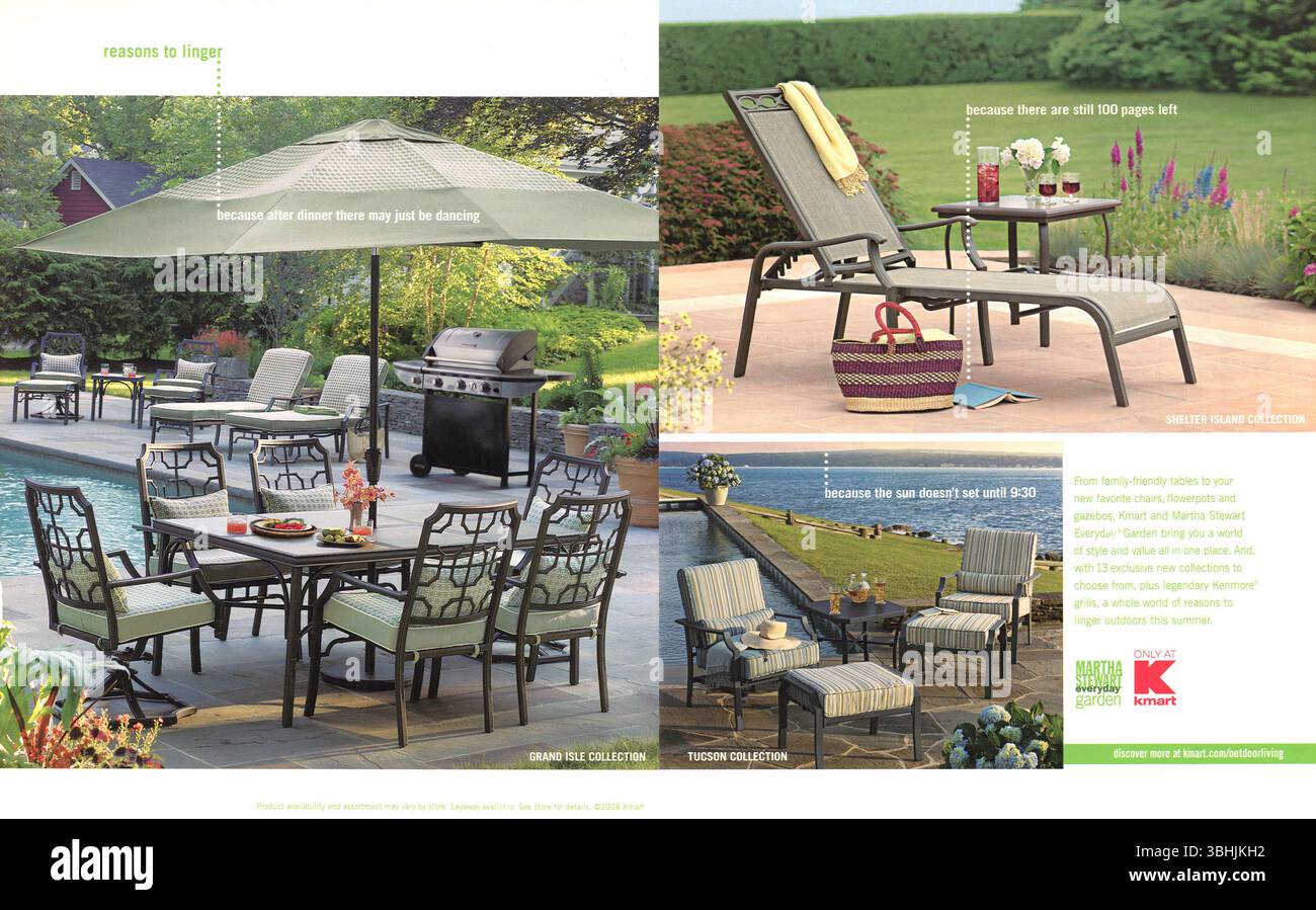 Vintage Marth Stewart Living magazine June 2008 issue advert, USA Stock ...