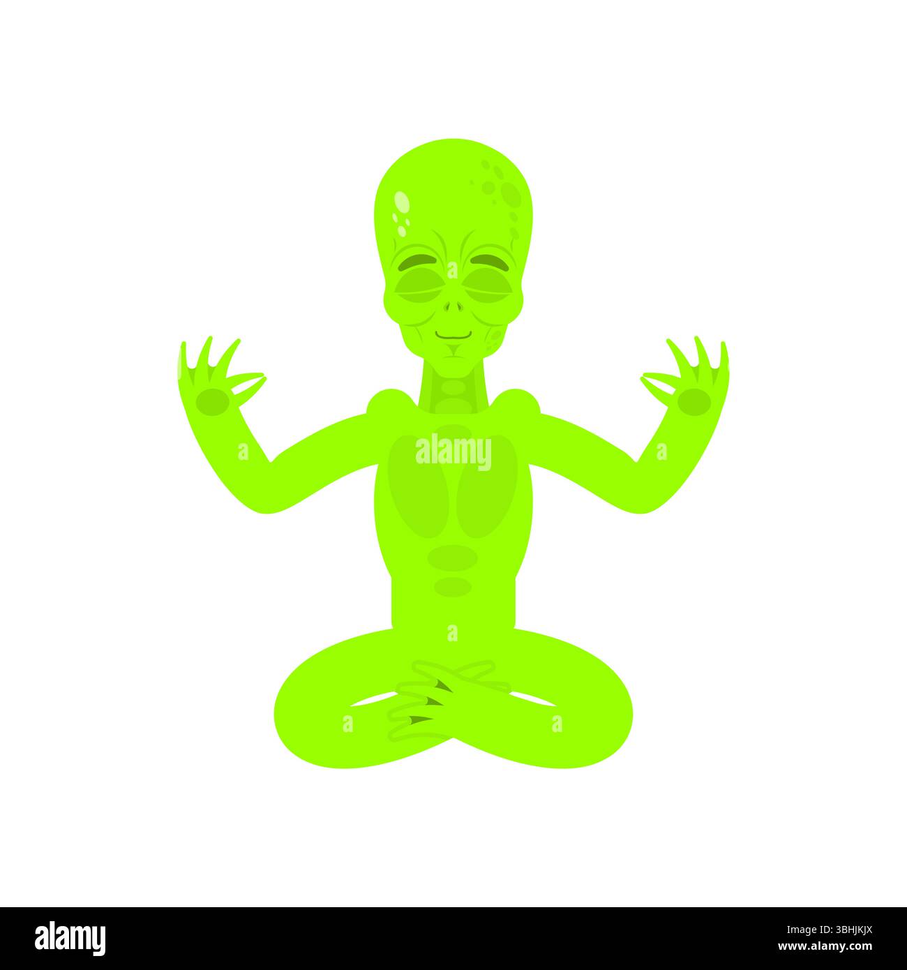 Lotus sitting emoji Stock Vector Images - Alamy