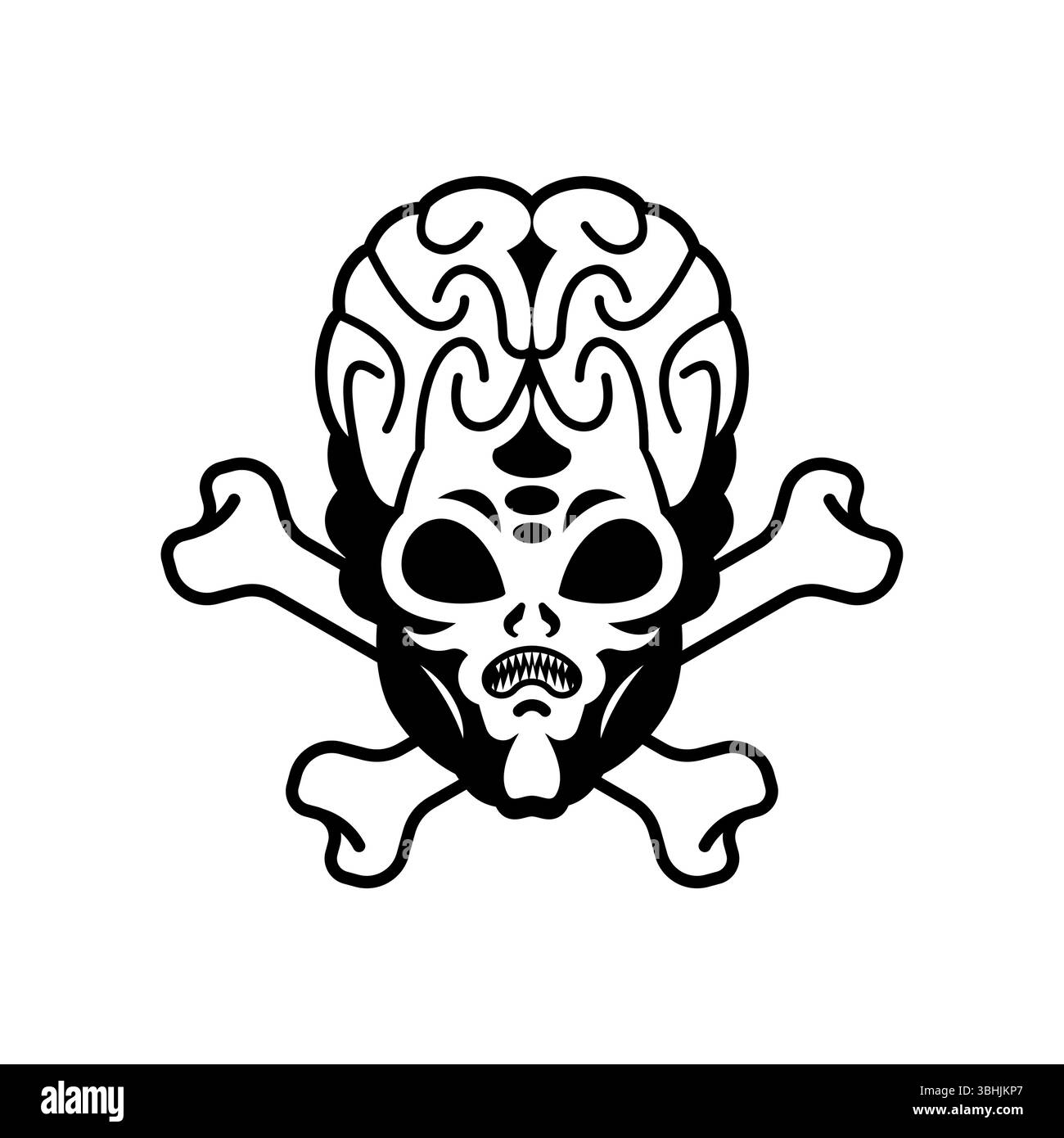 Monster angry biology Black and White Stock Photos & Images - Alamy