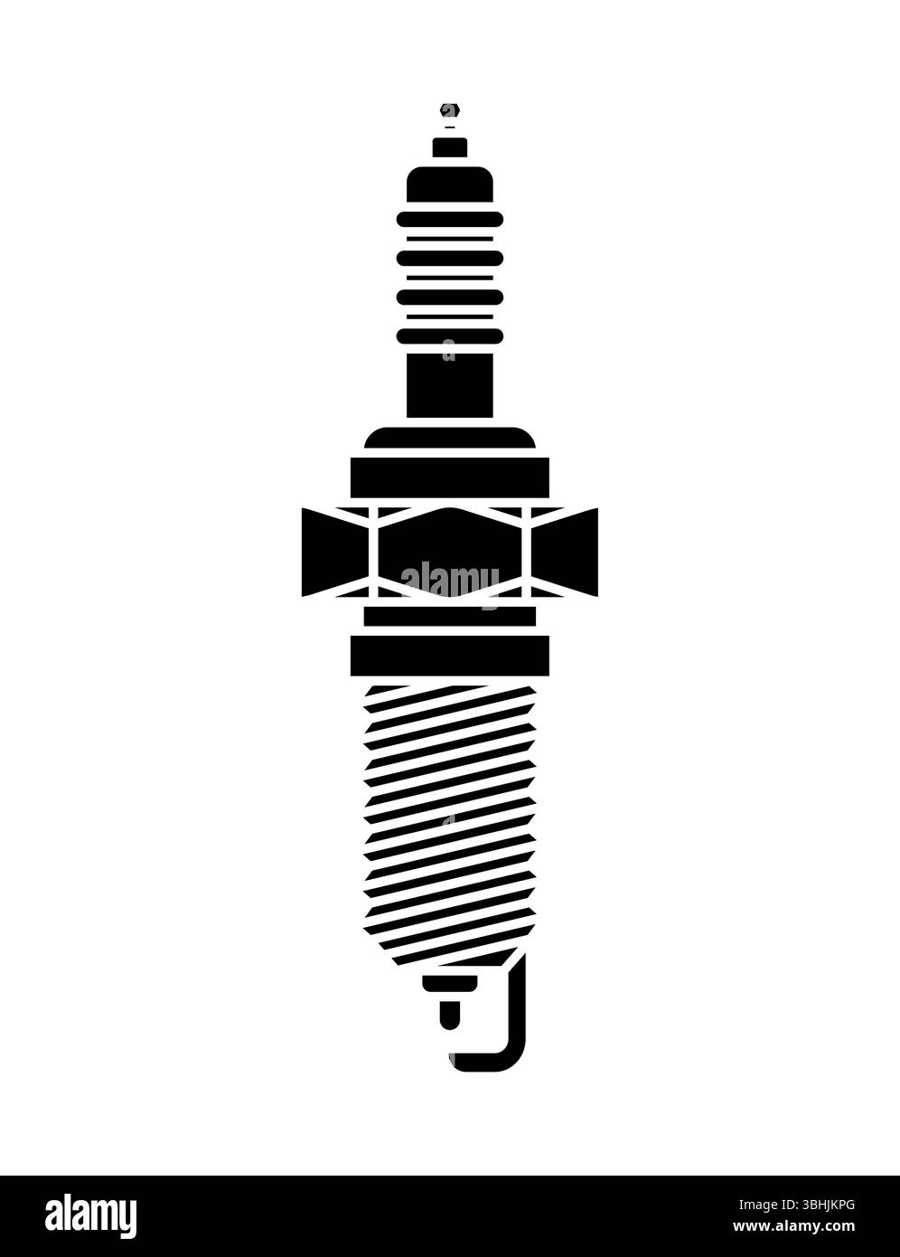 Spark plug Black and White Stock Photos & Images - Alamy