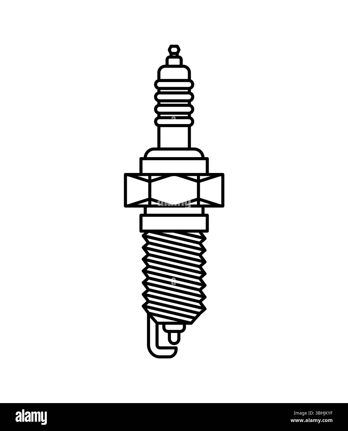 Spark plug Black and White Stock Photos & Images - Alamy