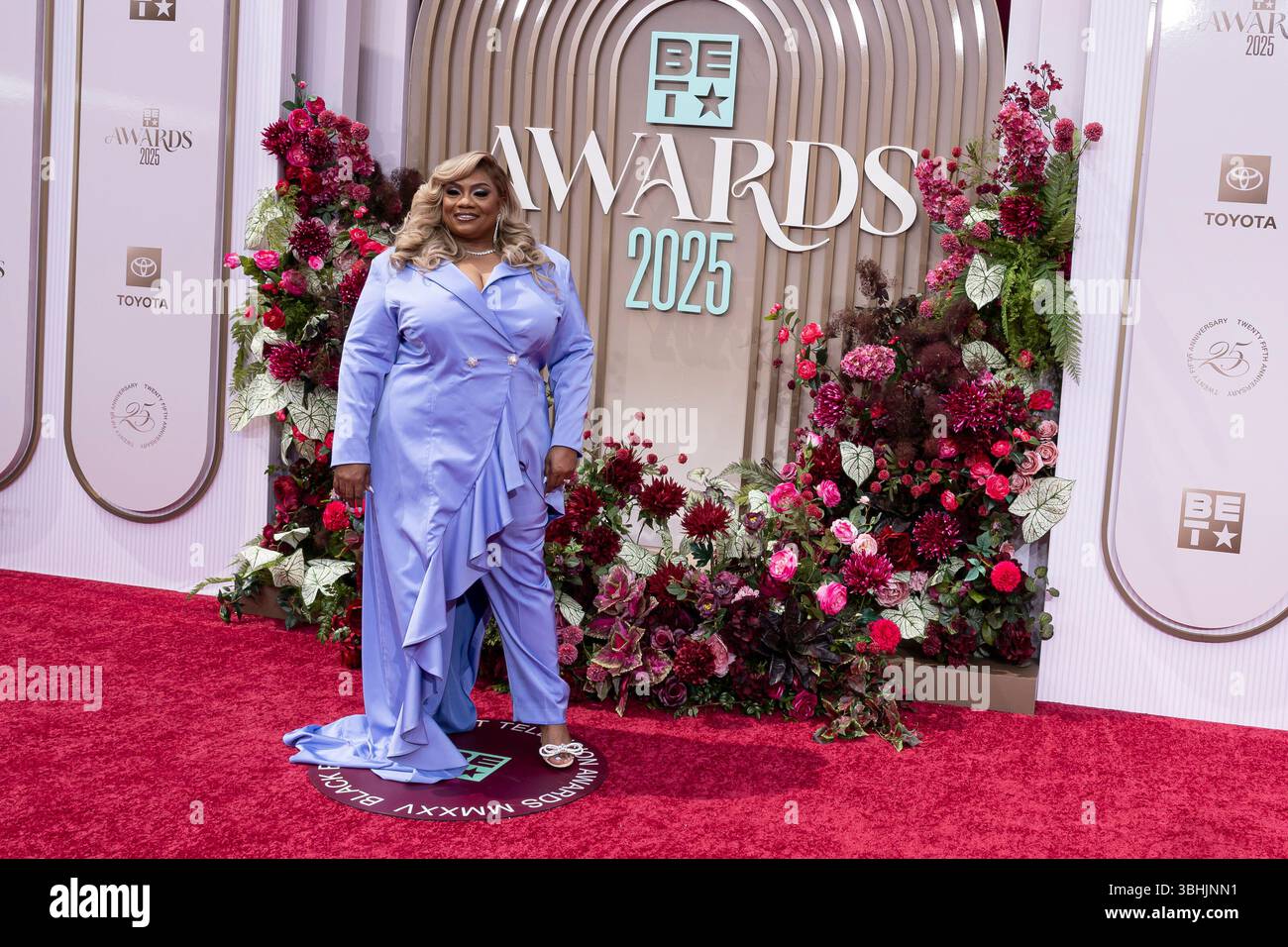 Ms. Pat attends the arrivals of the “BET Awards 2025” at the Peacock ...
