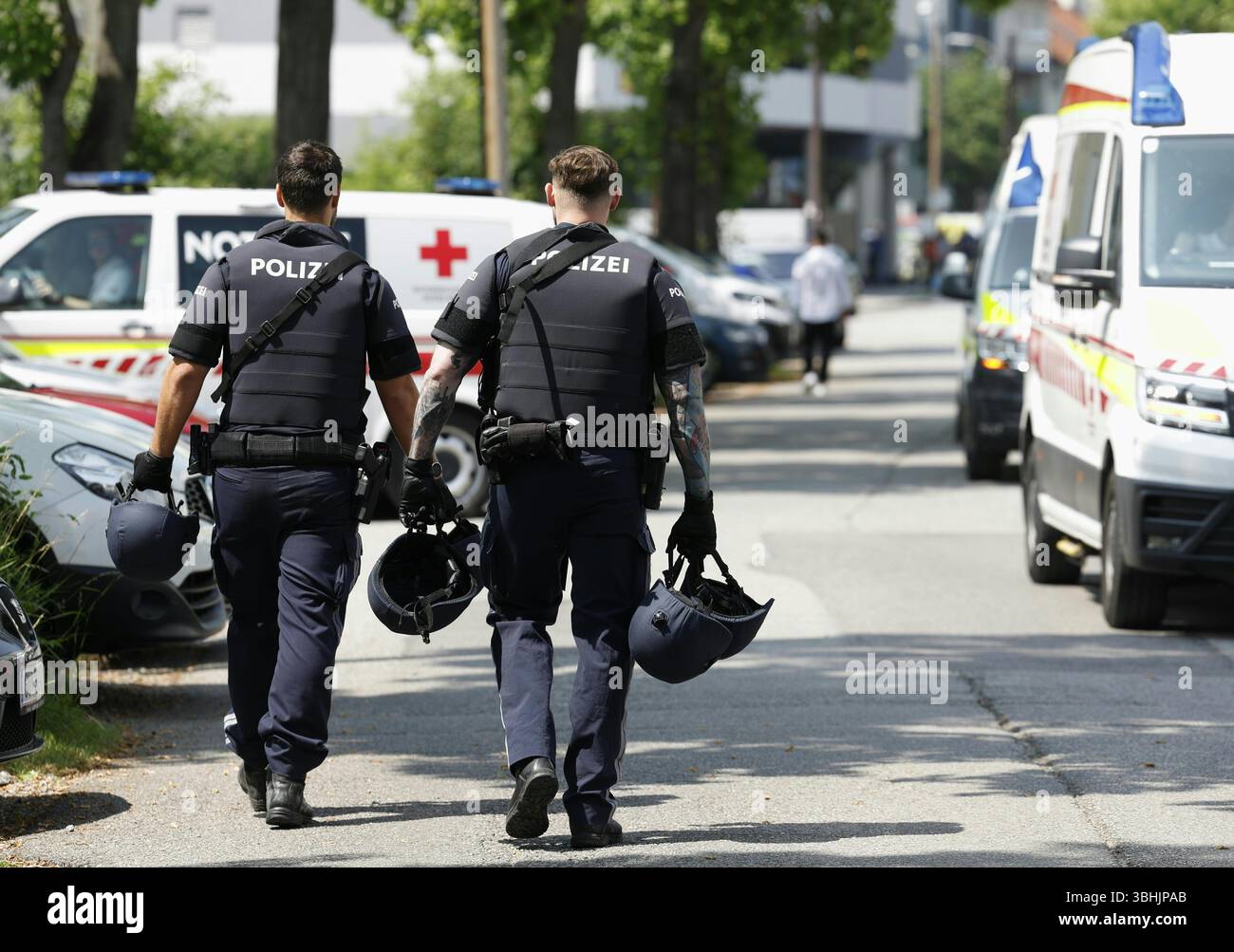 Graz, Austria. 10th June, 2025. A major police operation began on ...