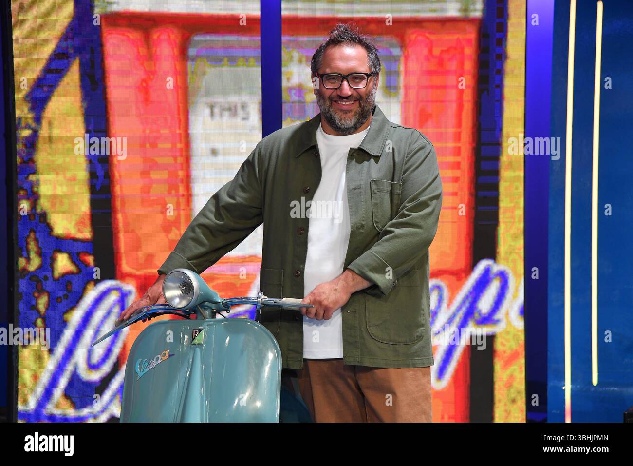 Rome, Italy. 10th June, 2025. Rome, Raffaella Carra' Production Center "Camper" Transmission, In ...