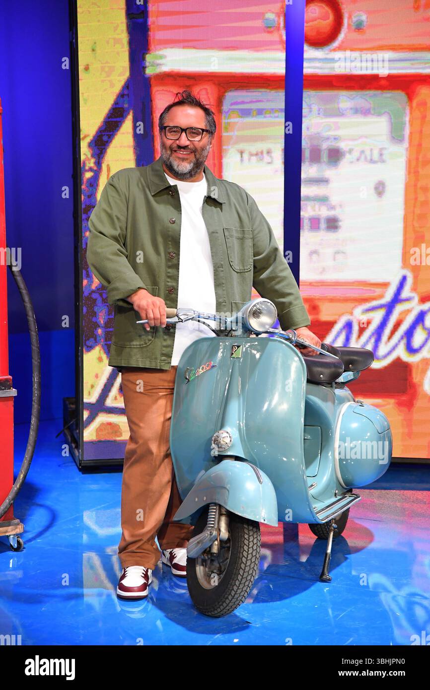 Rome, Italy. 10th June, 2025. Rome, Raffaella Carra' Production Center "Camper" Transmission, In ...