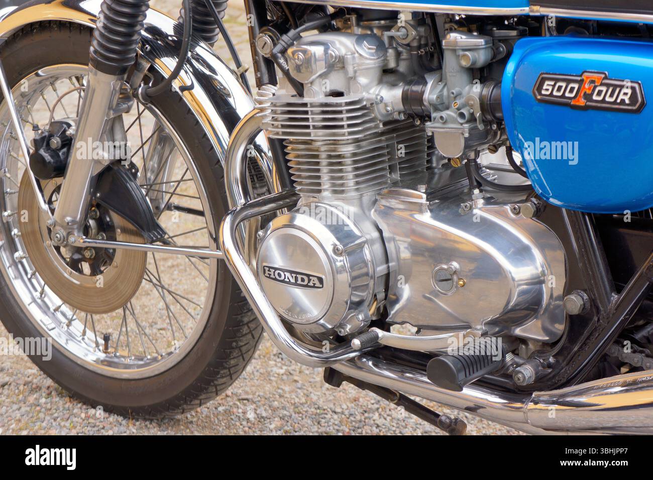 Stockholm, Sweden - june 6th. 2025: Vintage motorcycle Honda 500 Four ...