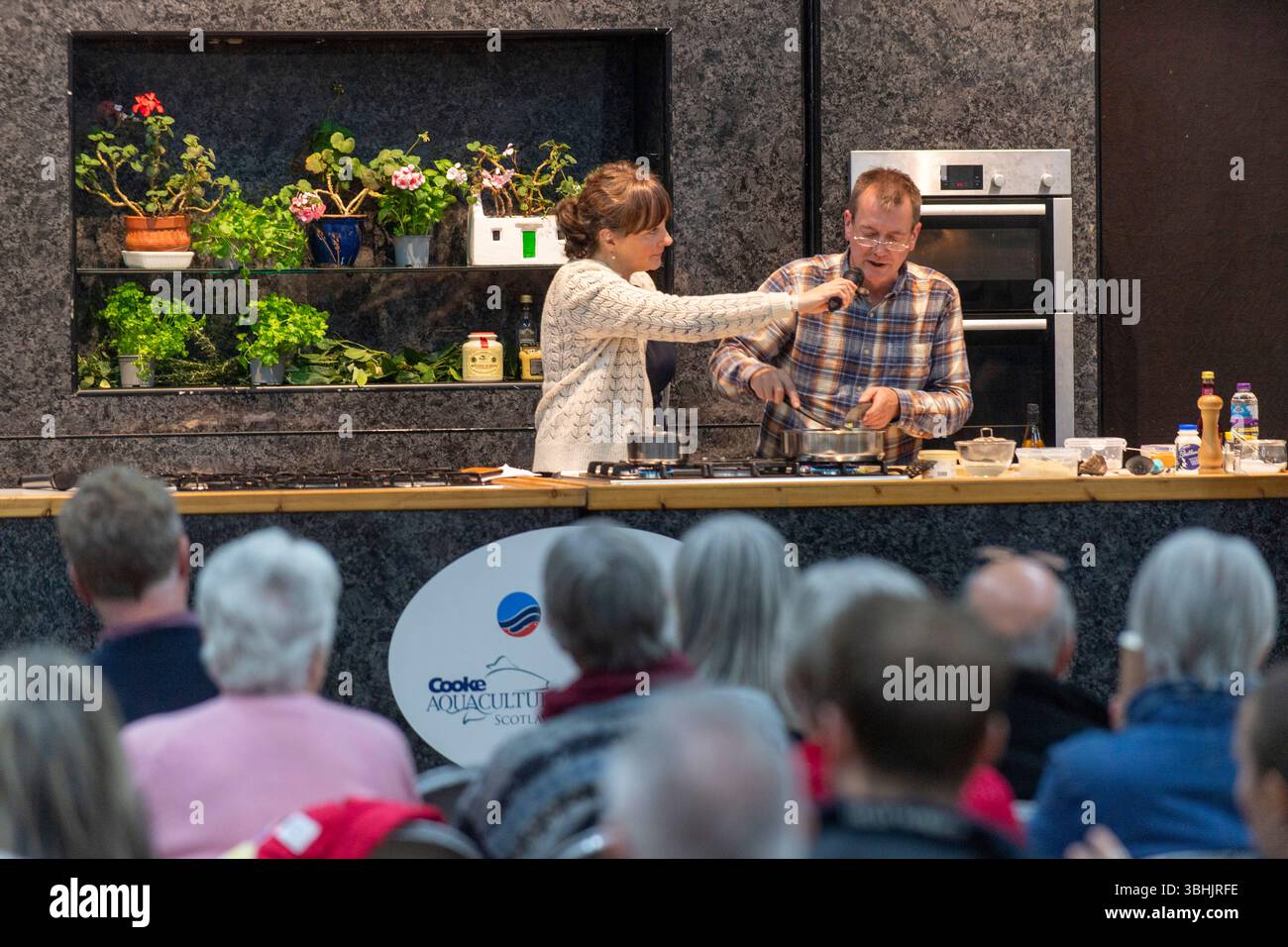 Taste of Shetland 2023 at the Clickimin Centre, hosted by Coinneach MacLeod (The Hebridean Baker ...