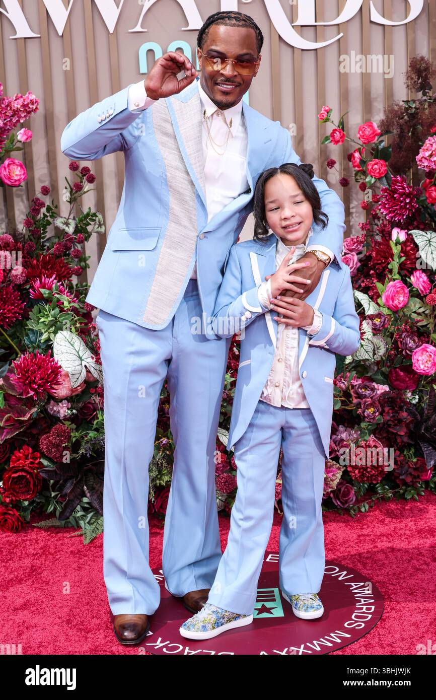 LOS ANGELES, CALIFORNIA, USA - JUNE 09: T.I. and daughter Heiress ...
