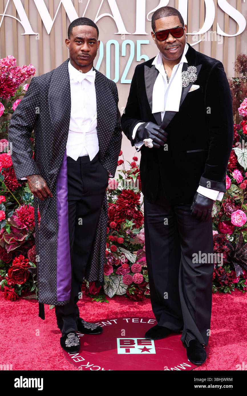 LOS ANGELES, CALIFORNIA, USA - JUNE 09: Trillian Wood-Smith and father ...