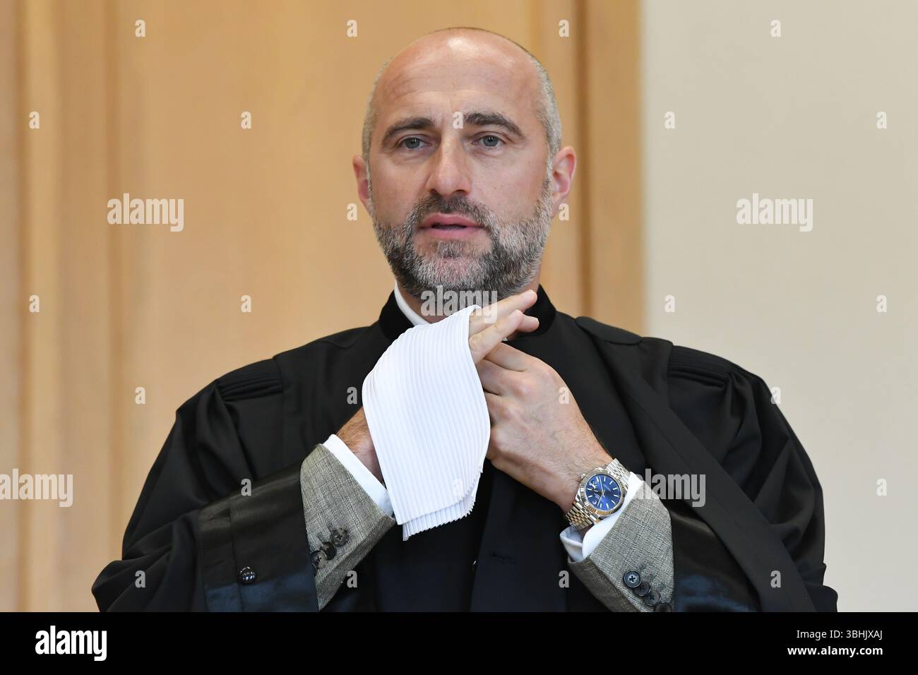 lawyer Bert Partoens pictured during the jury constitution session at ...
