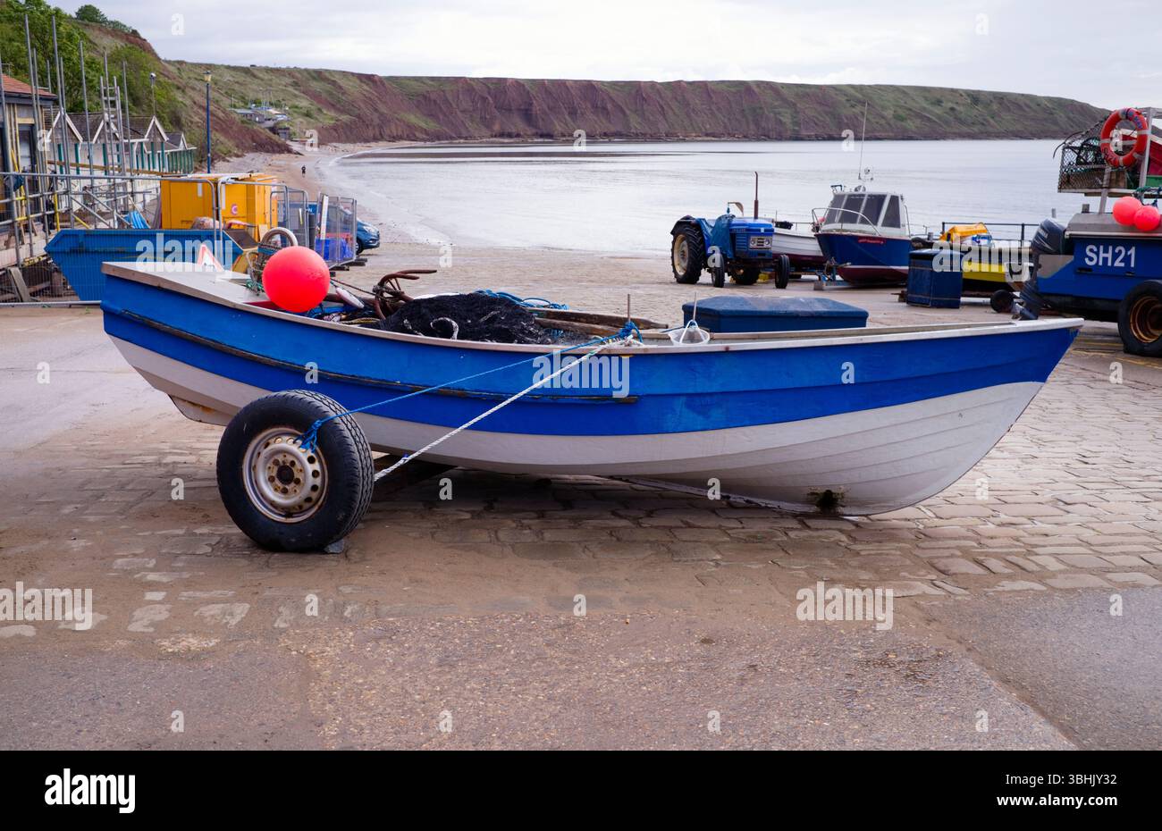 Yorkshire coble boat hi-res stock photography and images - Alamy