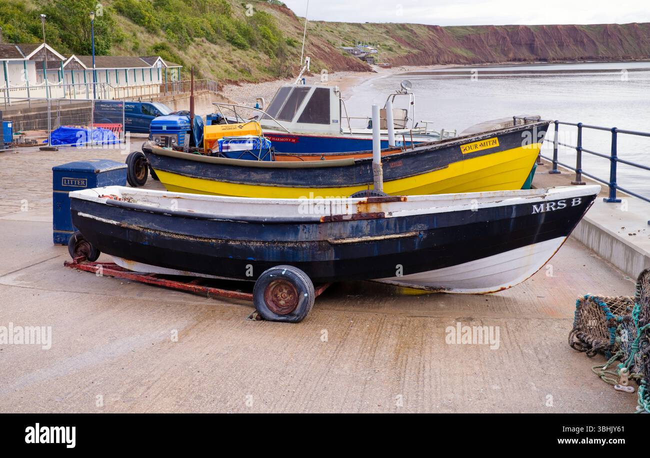 Yorkshire coble boat hi-res stock photography and images - Alamy