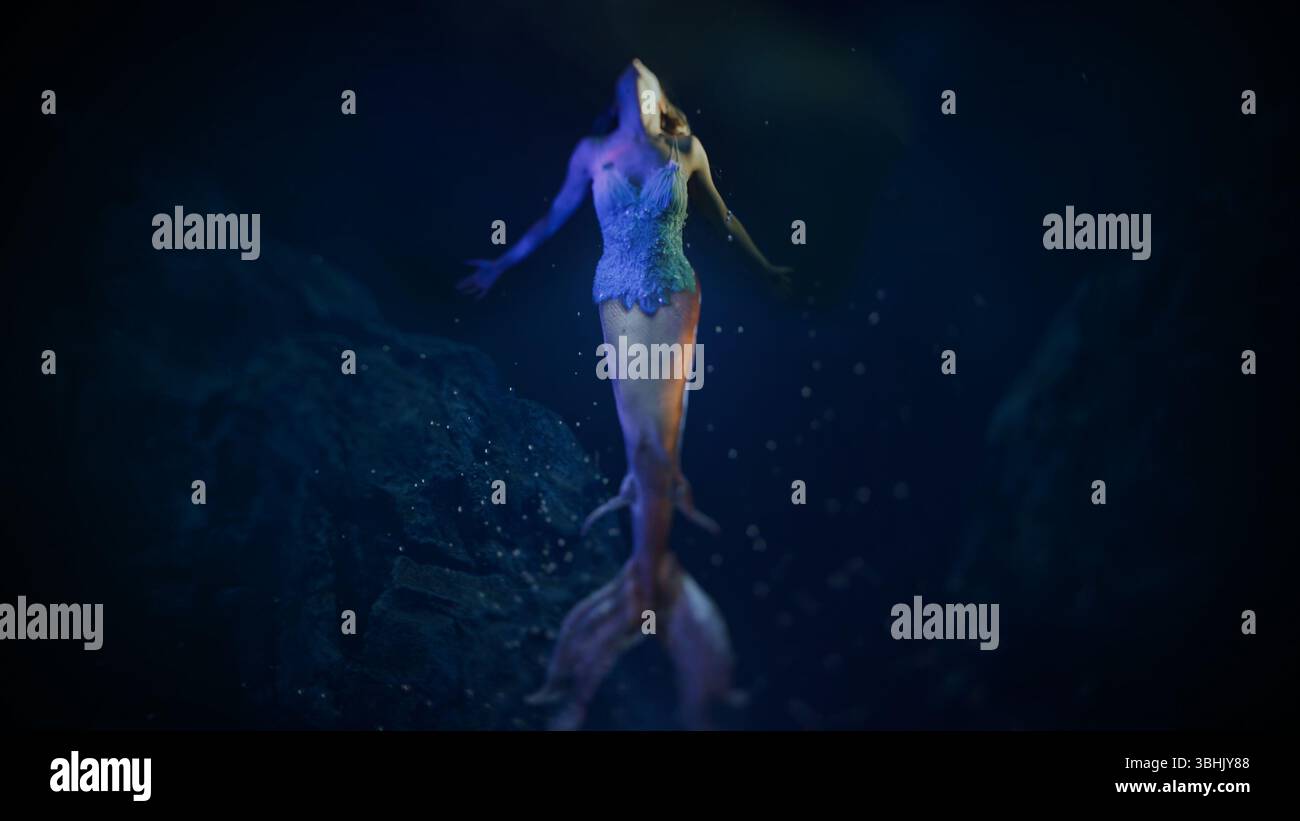 Dark depth sea ocean figure hi-res stock photography and images - Alamy