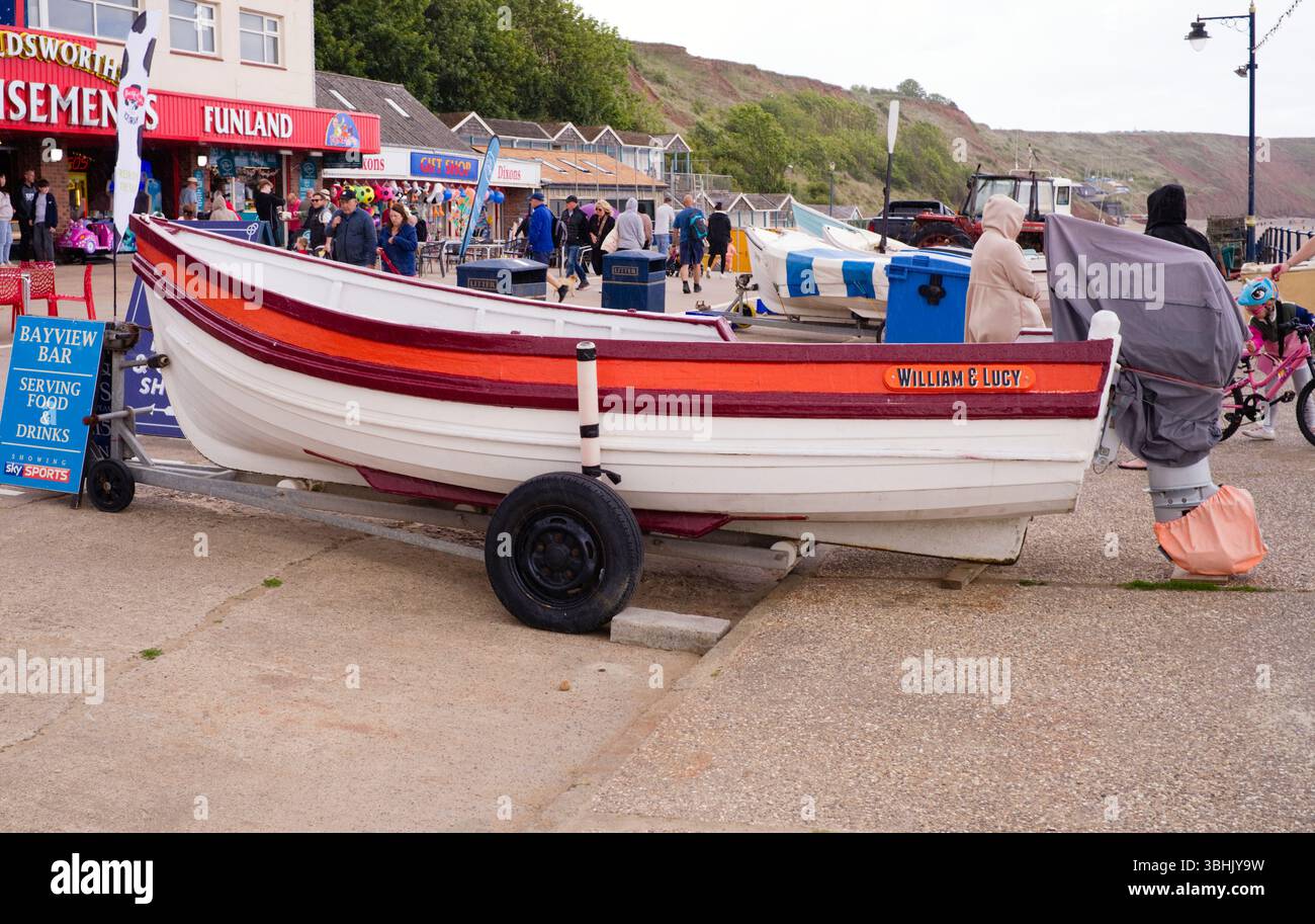 Yorkshire coble boat hi-res stock photography and images - Alamy