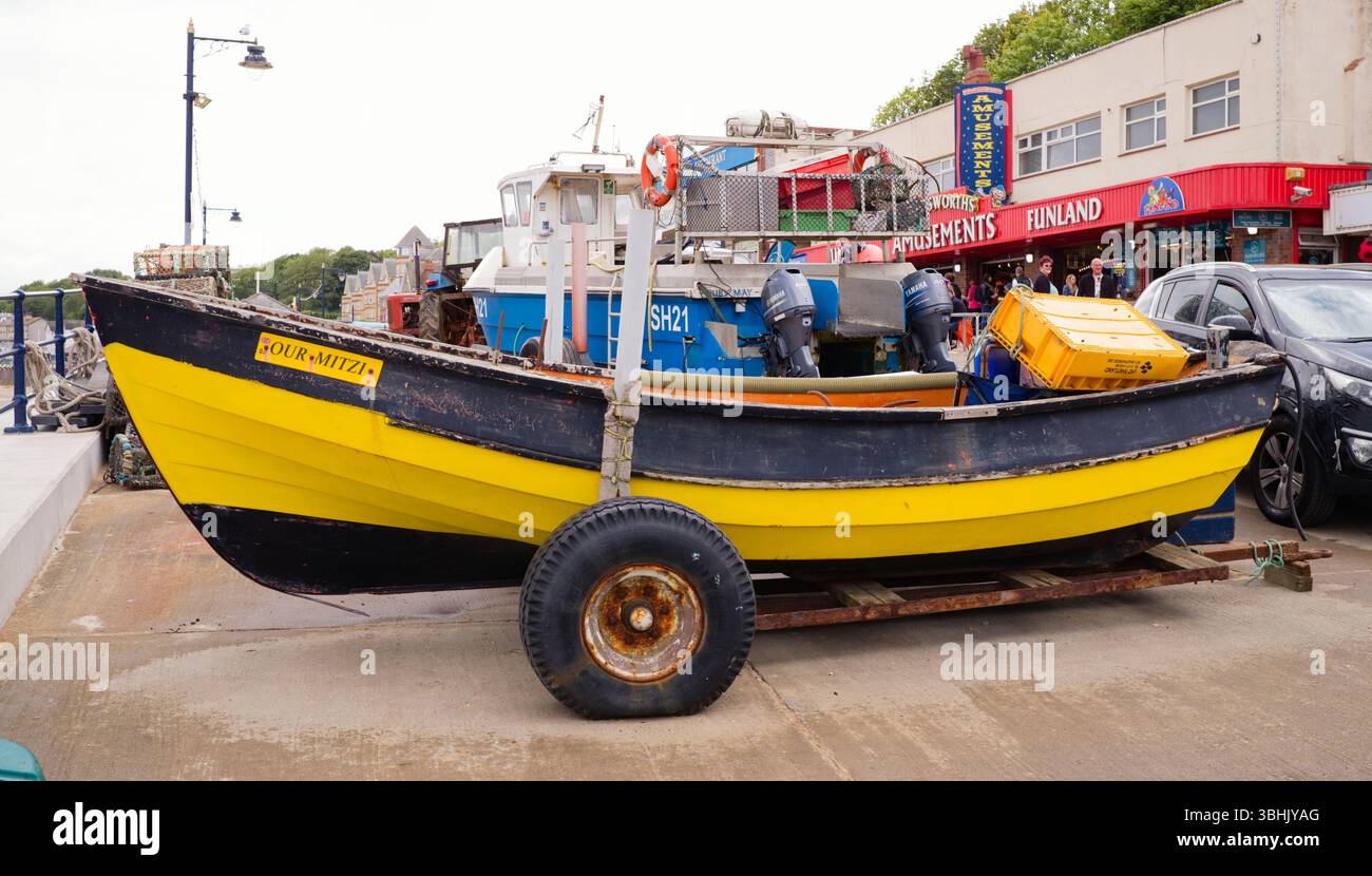 Yorkshire coble boat hi-res stock photography and images - Alamy
