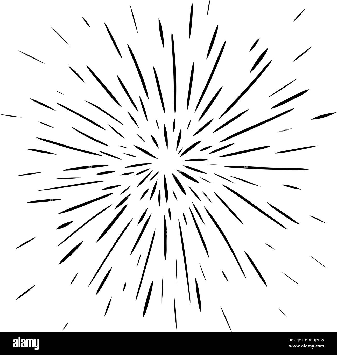 Fireworks texture, thin lines, isolated on transparent background ...