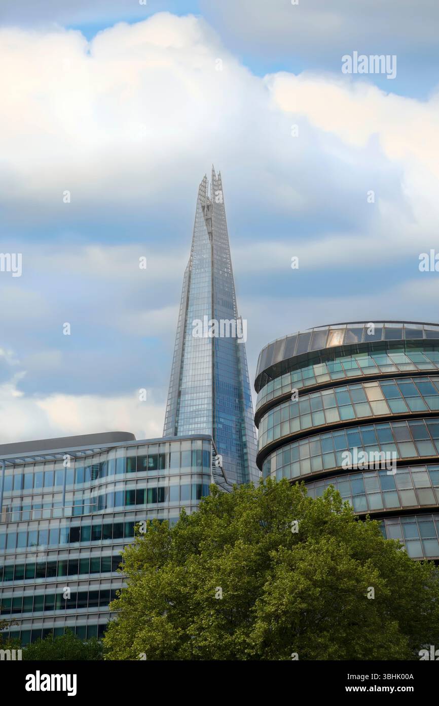 London, England, UK - May 3, 2025: The Shard, a 72-storey pyramid ...