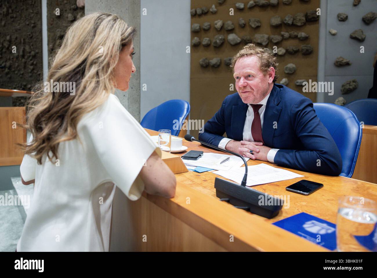 THE HAGUE - David van Weel outgoing Minister of Justice and Security, Minister of Asylum and ...