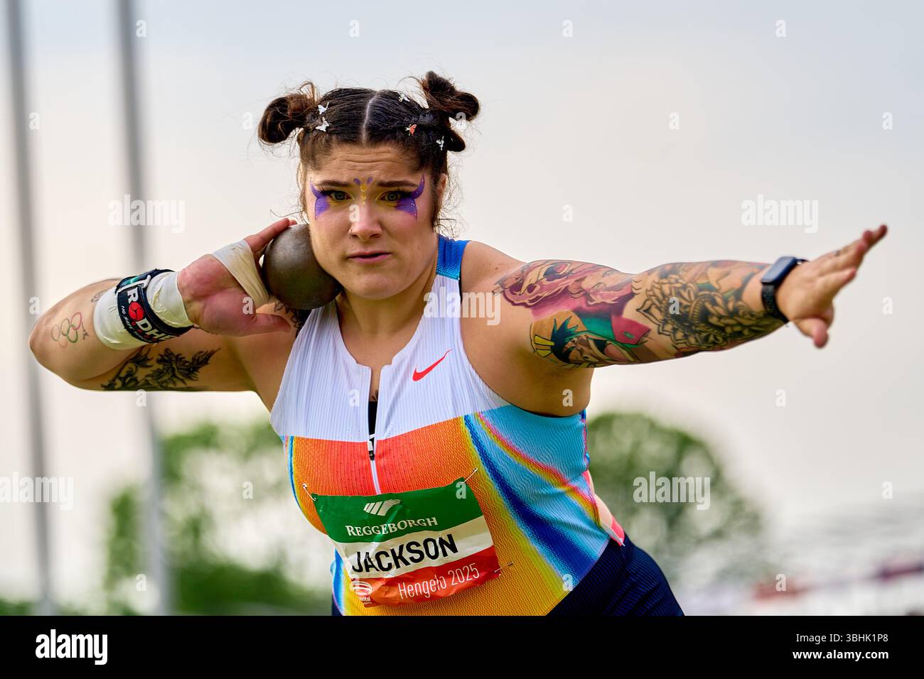 HENGELO , NETHERLANDS - JUNE 9: Chase Jackson (USA) competing in the ...
