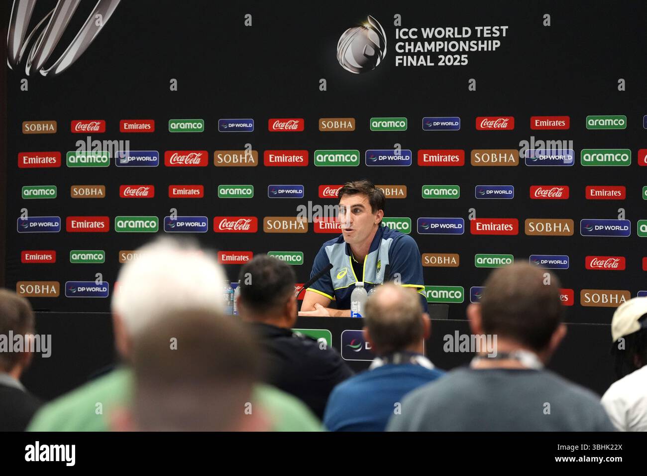 Australia's Patrick Cummins during a press conference at Lord's, London ...