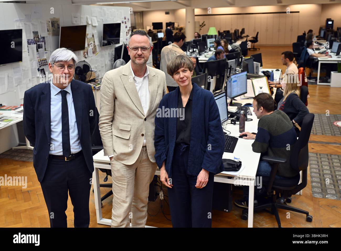 Brussels, Belgium. 09th June, 2025. Belga CEO Patrick Lacroix, Belga ...