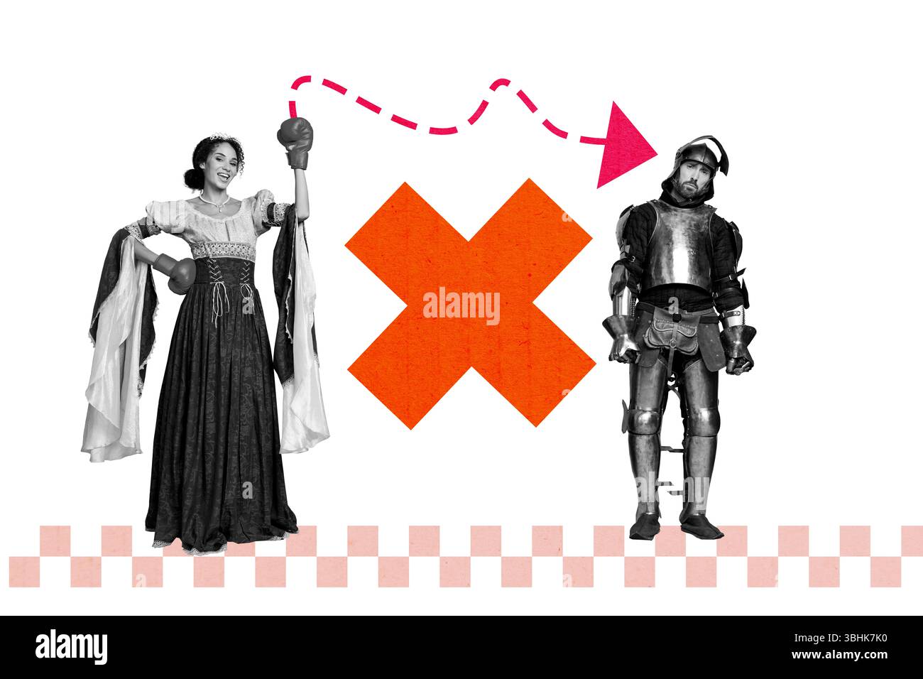 Trend artwork collage template sketch of wig fashion vintage costume ...