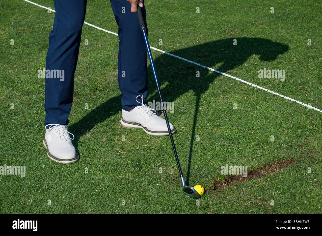 Golf club hit ball hi-res stock photography and images - Alamy