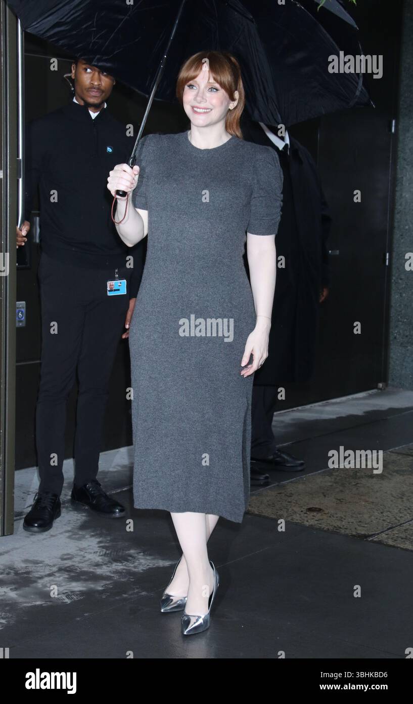 New York, NY June 10, 2025:Bryce Dallas Howard on Live with Kelly ...