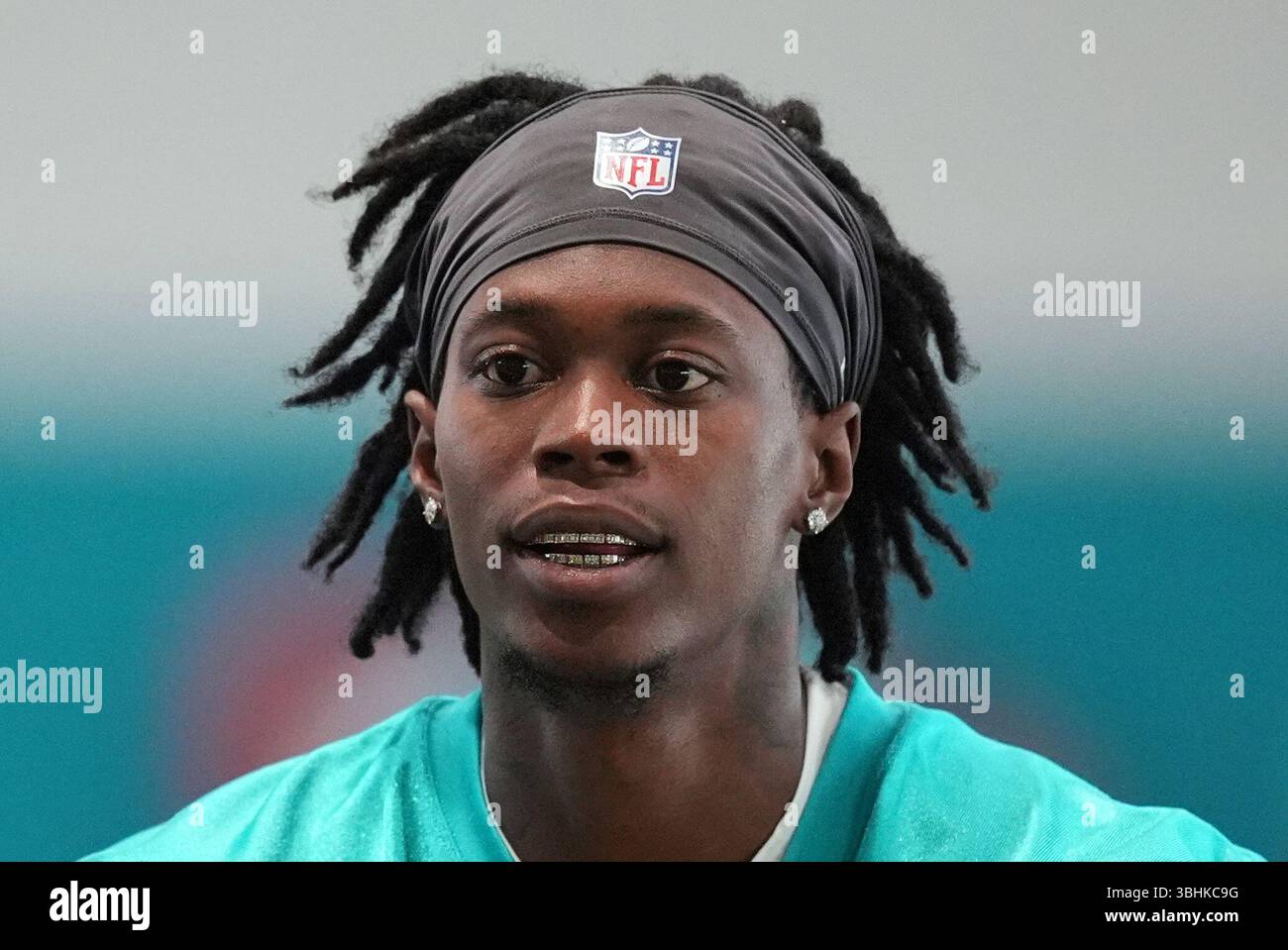 Miami Dolphins cornerback Cam Smith jogs during practice at NFL ...