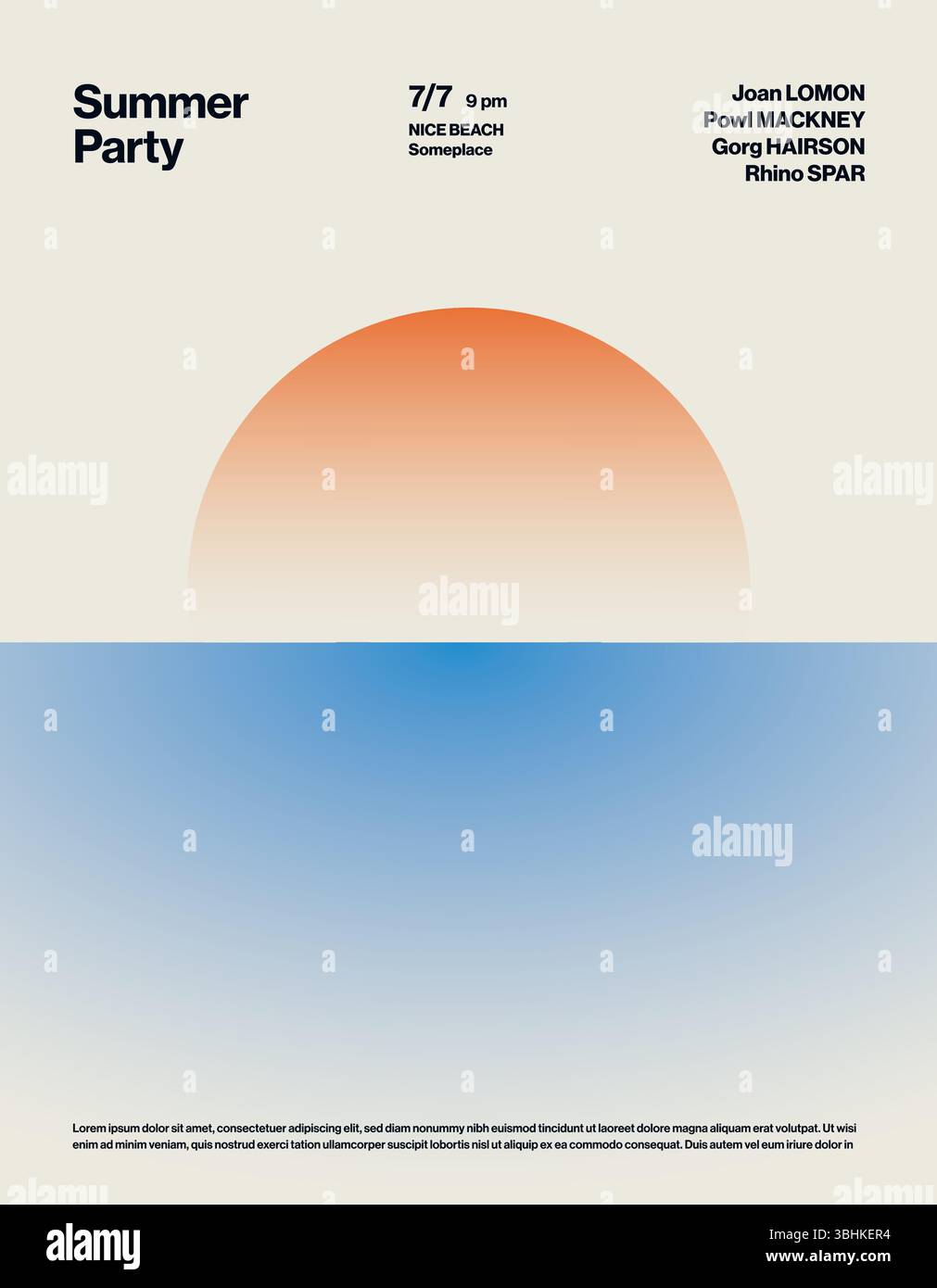 Gig sunset Stock Vector Images - Alamy