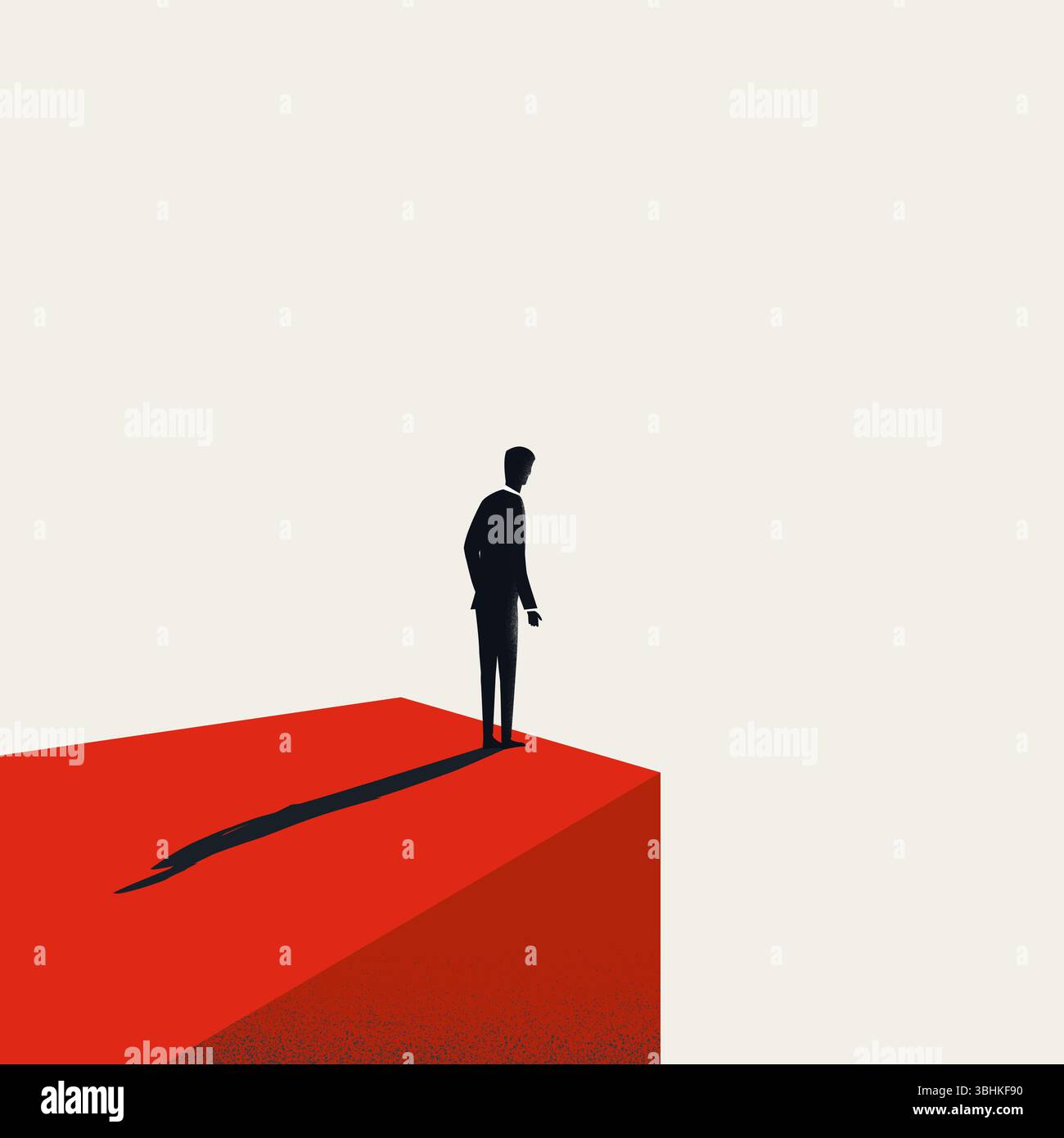 Verge of defeat Stock Vector Images - Alamy
