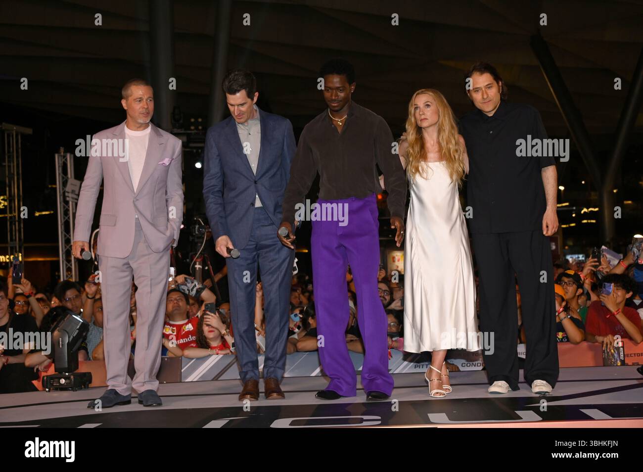 Mexico City, Mexico. 09th June, 2025. (L-R) Brad Pitt, Director Joseph ...