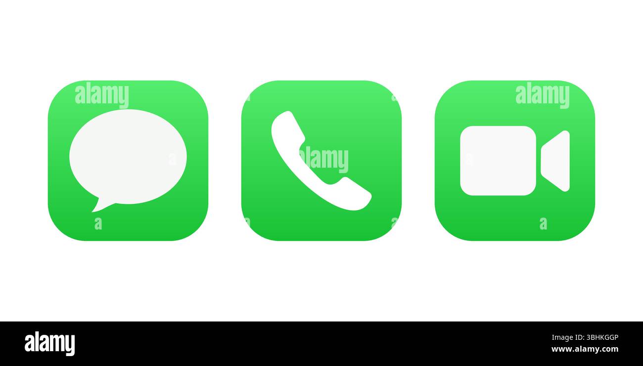 Imessage vector hi-res stock photography and images - Alamy