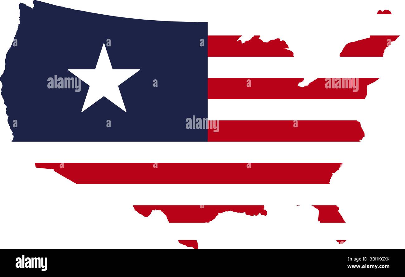 Printable map usa Cut Out Stock Images & Pictures - Alamy
