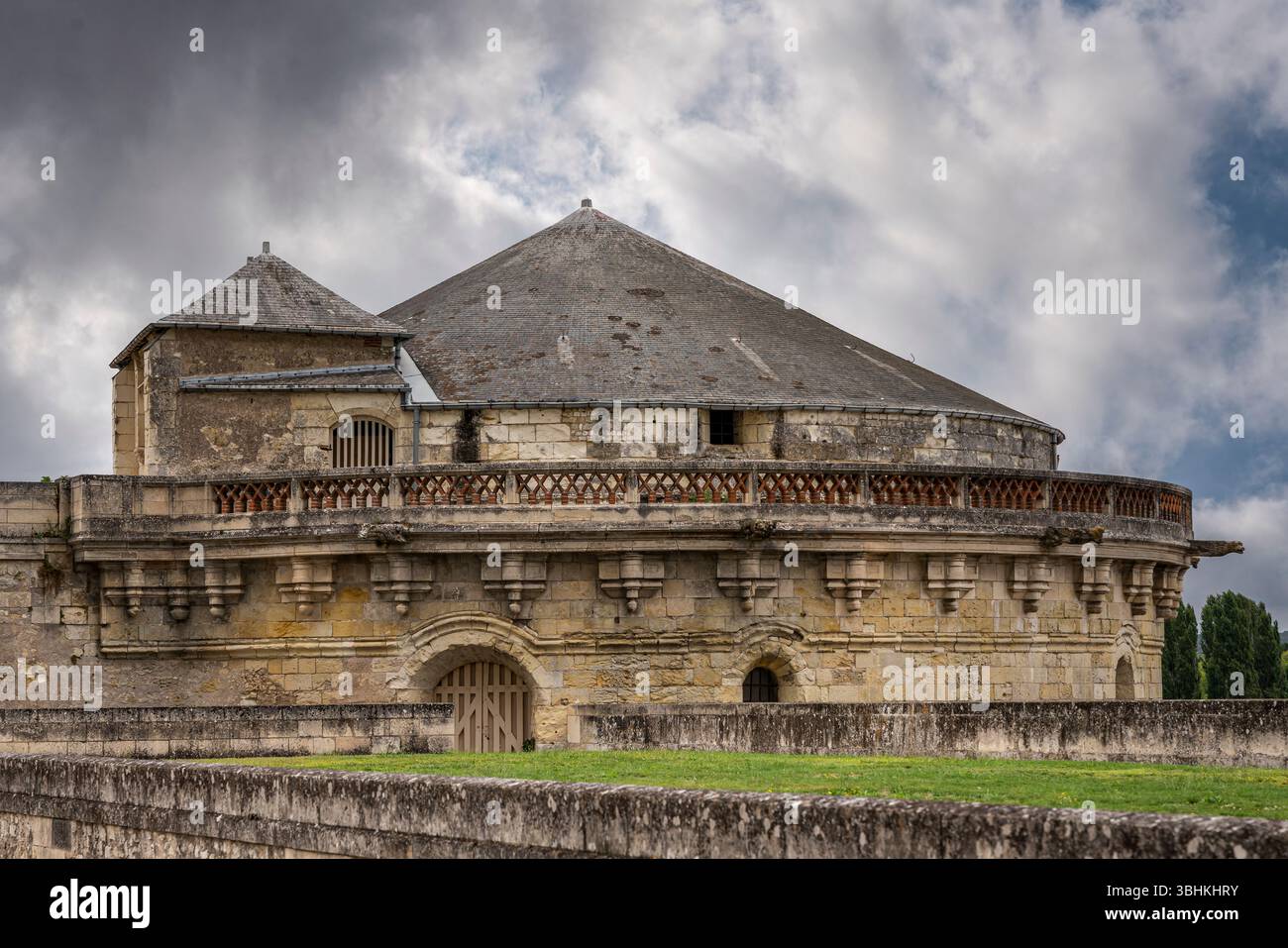 Imposing stone fortifications showcase medieval defensive architecture ...