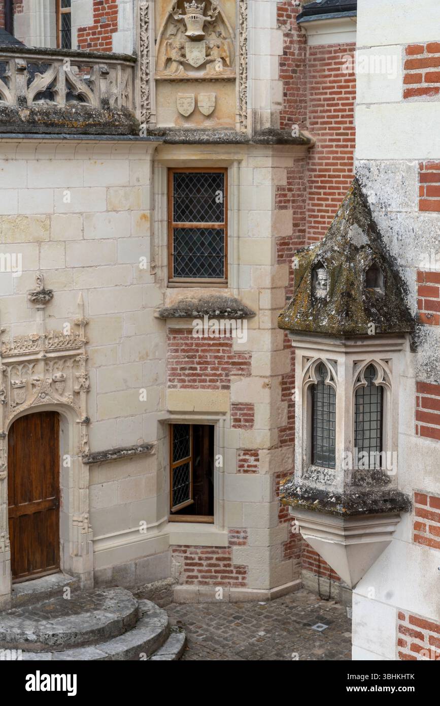 Historic Clos Lucé mansion displays characteristic Renaissance ...