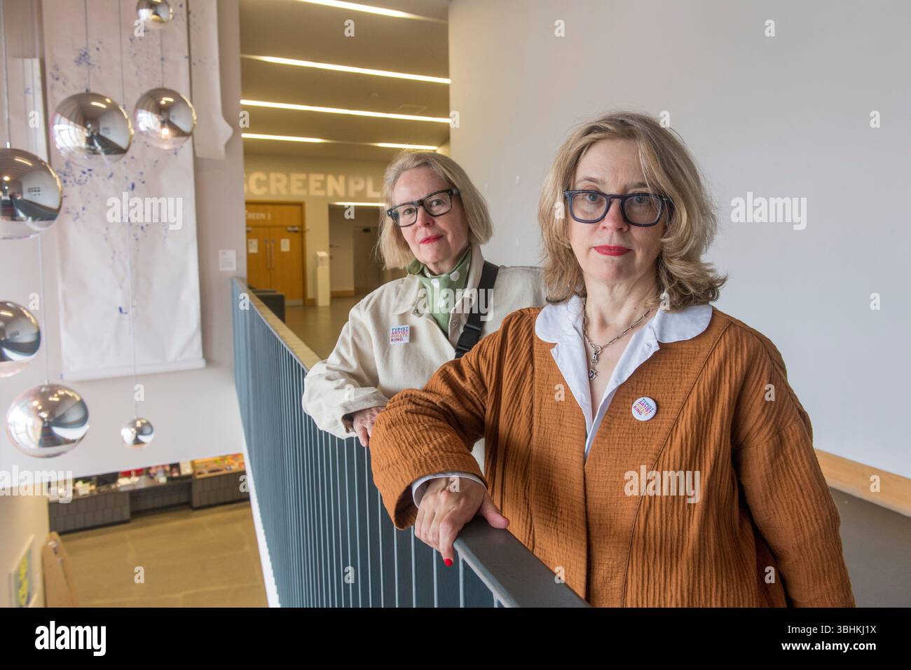 Carol Morley and Cairo Cannon at Shetland Screenplay, inspiring ...