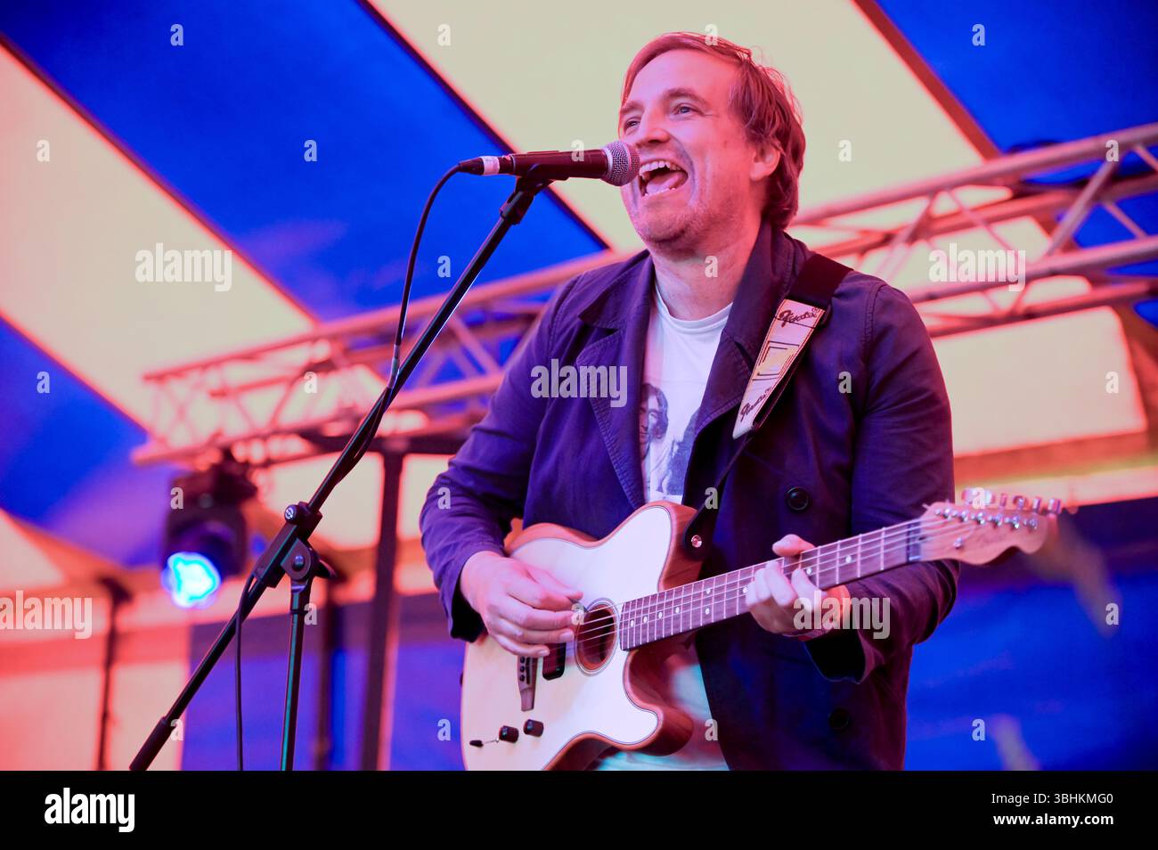 James Walsh of Starsailor Performing at Donny Fest 2025 , Doncaster, UK ...