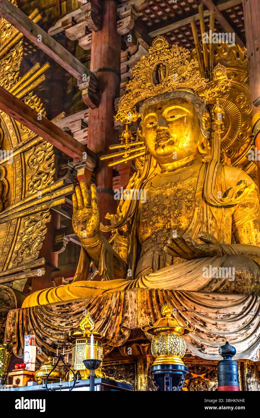 Nyoirin Kannon Guanyin Statue Great Buddha Hall Todaiji Buddhist Temple ...