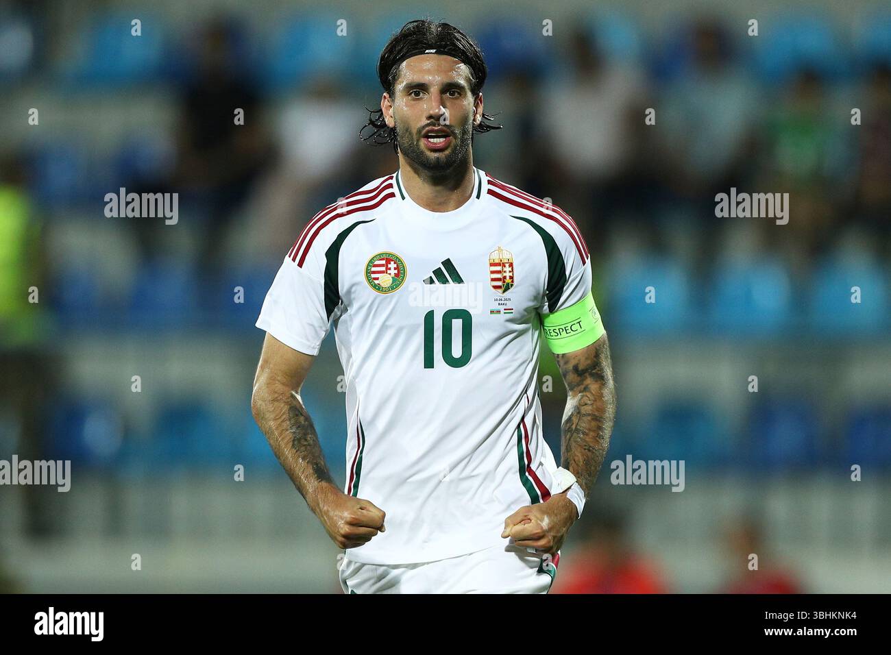 Hungary's Dominik Szoboszlai reacts after scoring his side's second ...