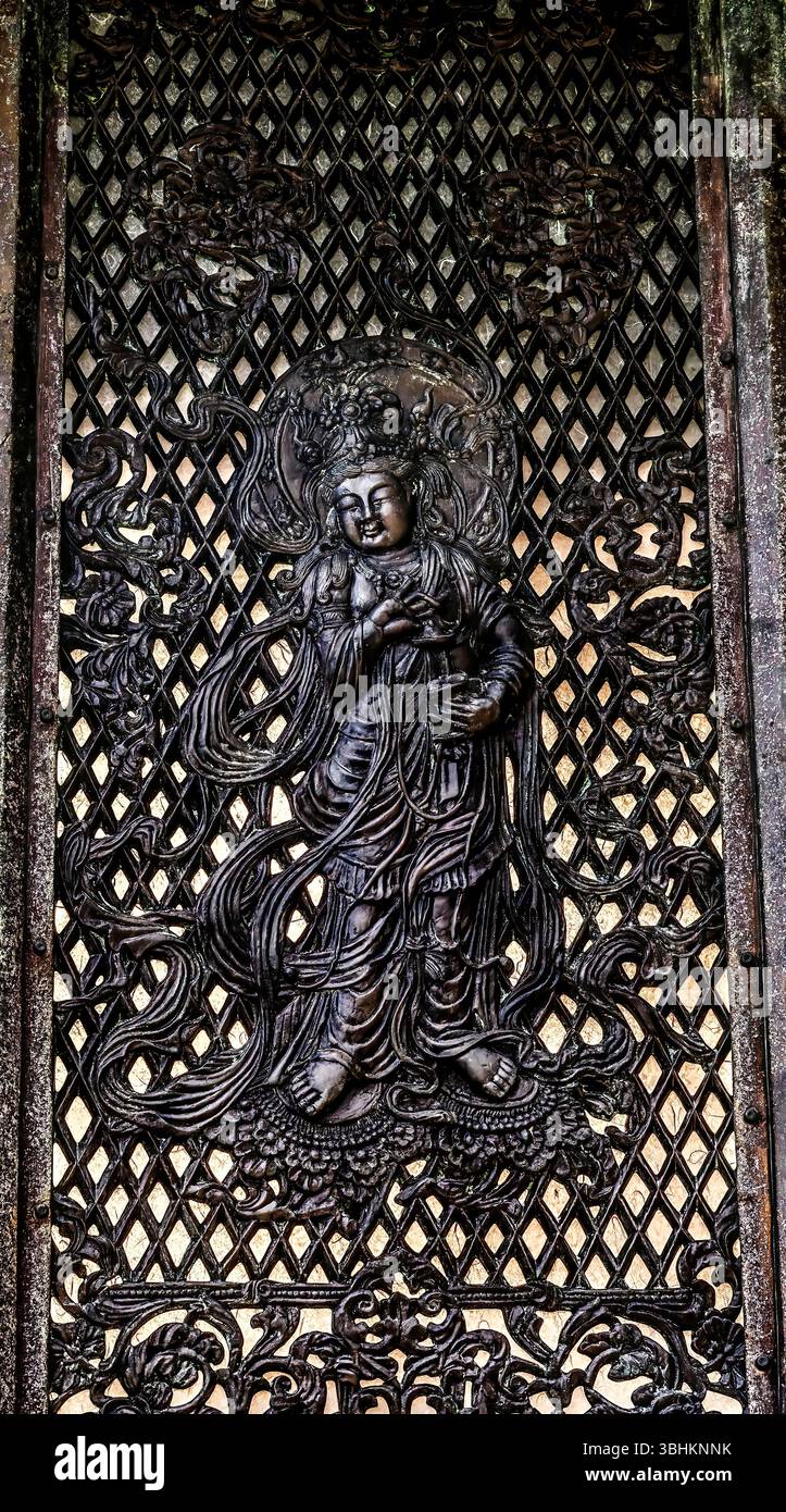 Buddhist Angel Metal Iron Lantern Gate Todaiji Buddhist Temple Nara ...