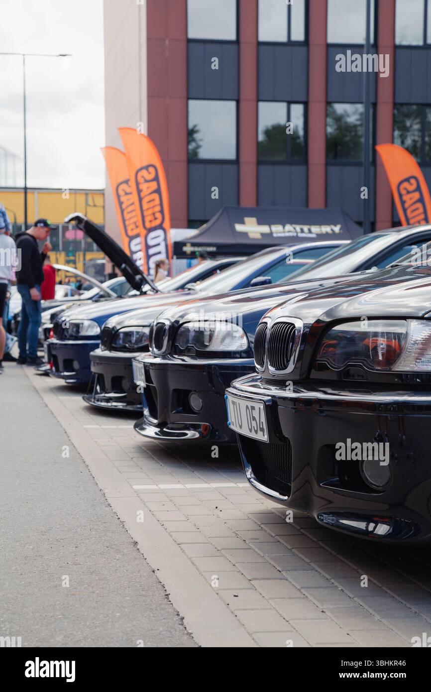 Vilnius, Lithuania - 31-05-2025 -Lineup of BMW 3 Series Cars in ...