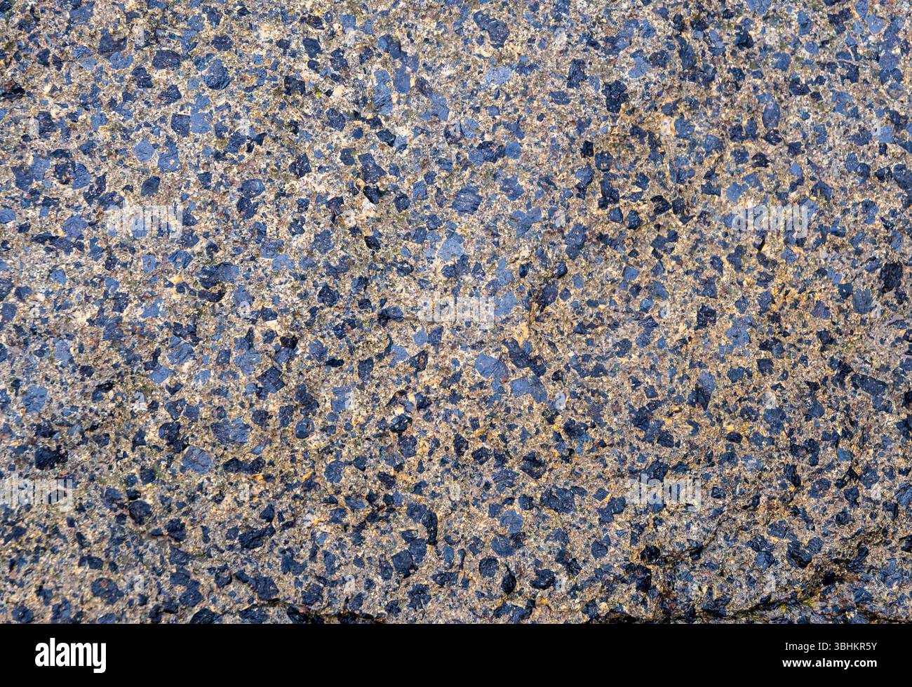 Gabbro, an igneous rock consists of minerals pyroxene and feldspar ...