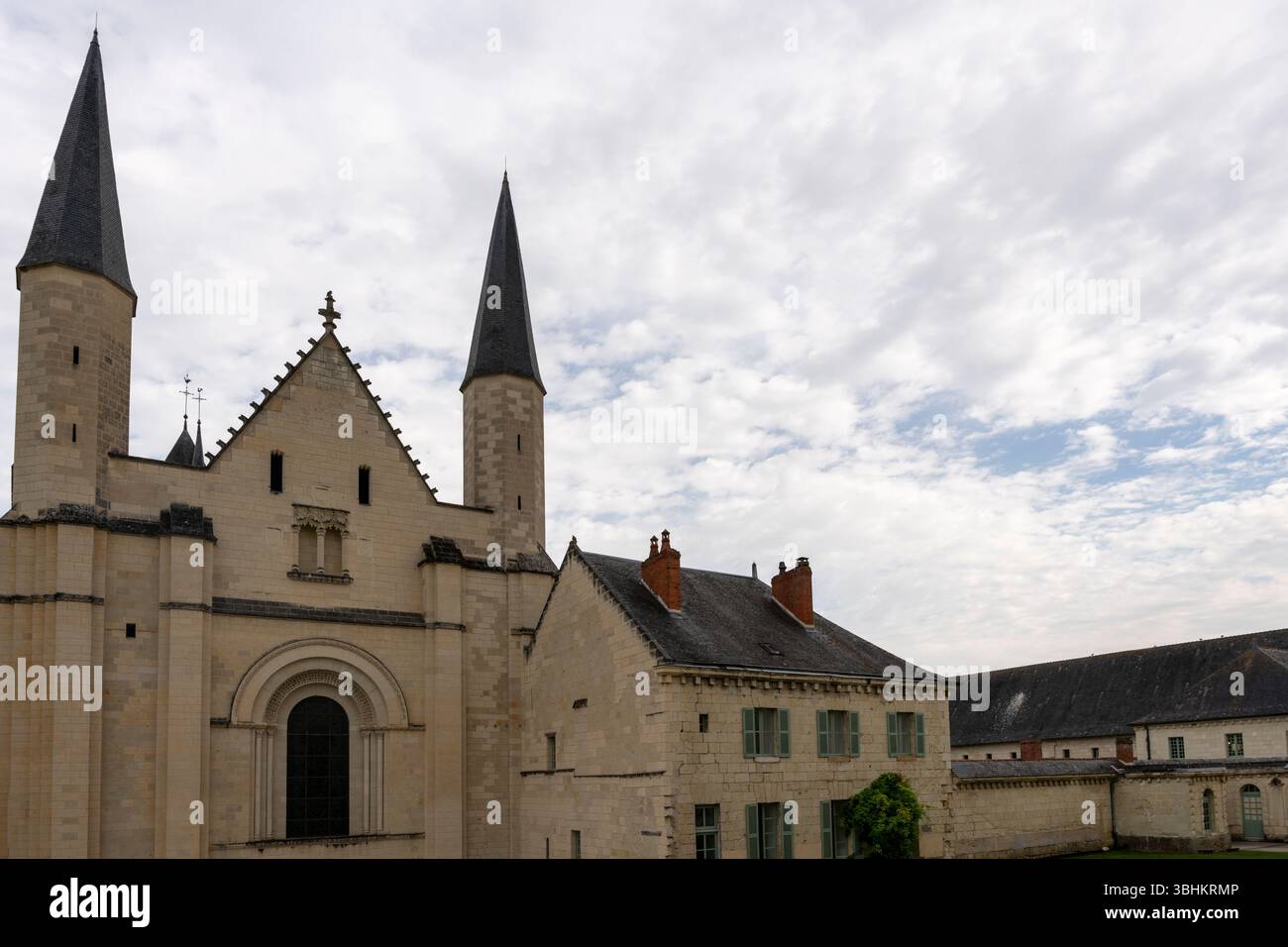 Medieval abbey complex showcases Romanesque architecture with ...