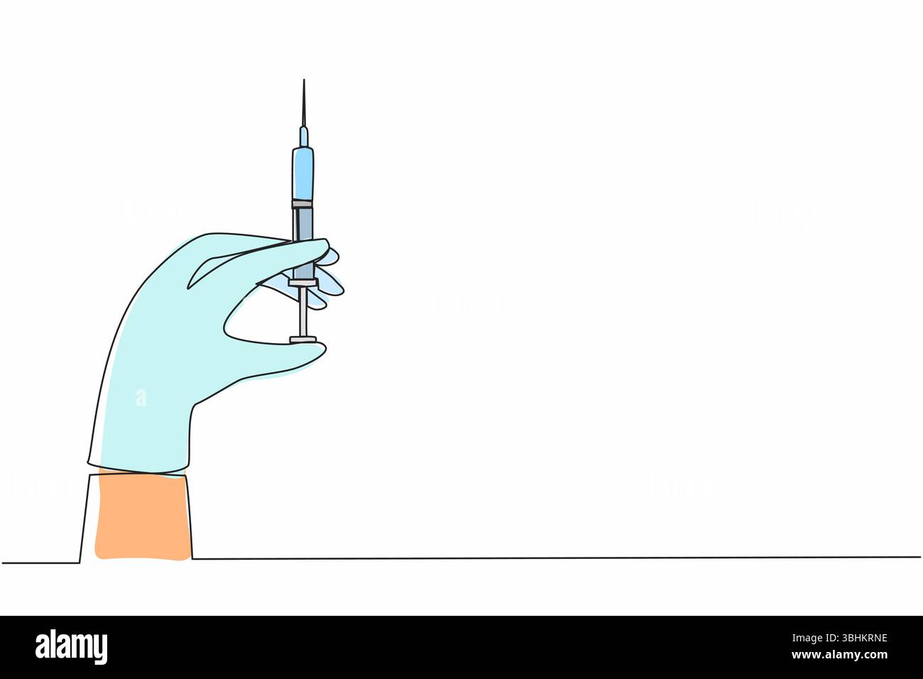 Needle syringe ready injection Stock Vector Images - Alamy
