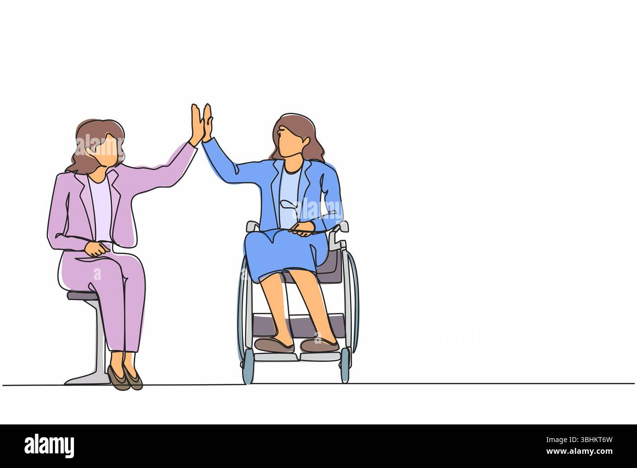 Cute businesswoman in flat Stock Vector Images - Alamy