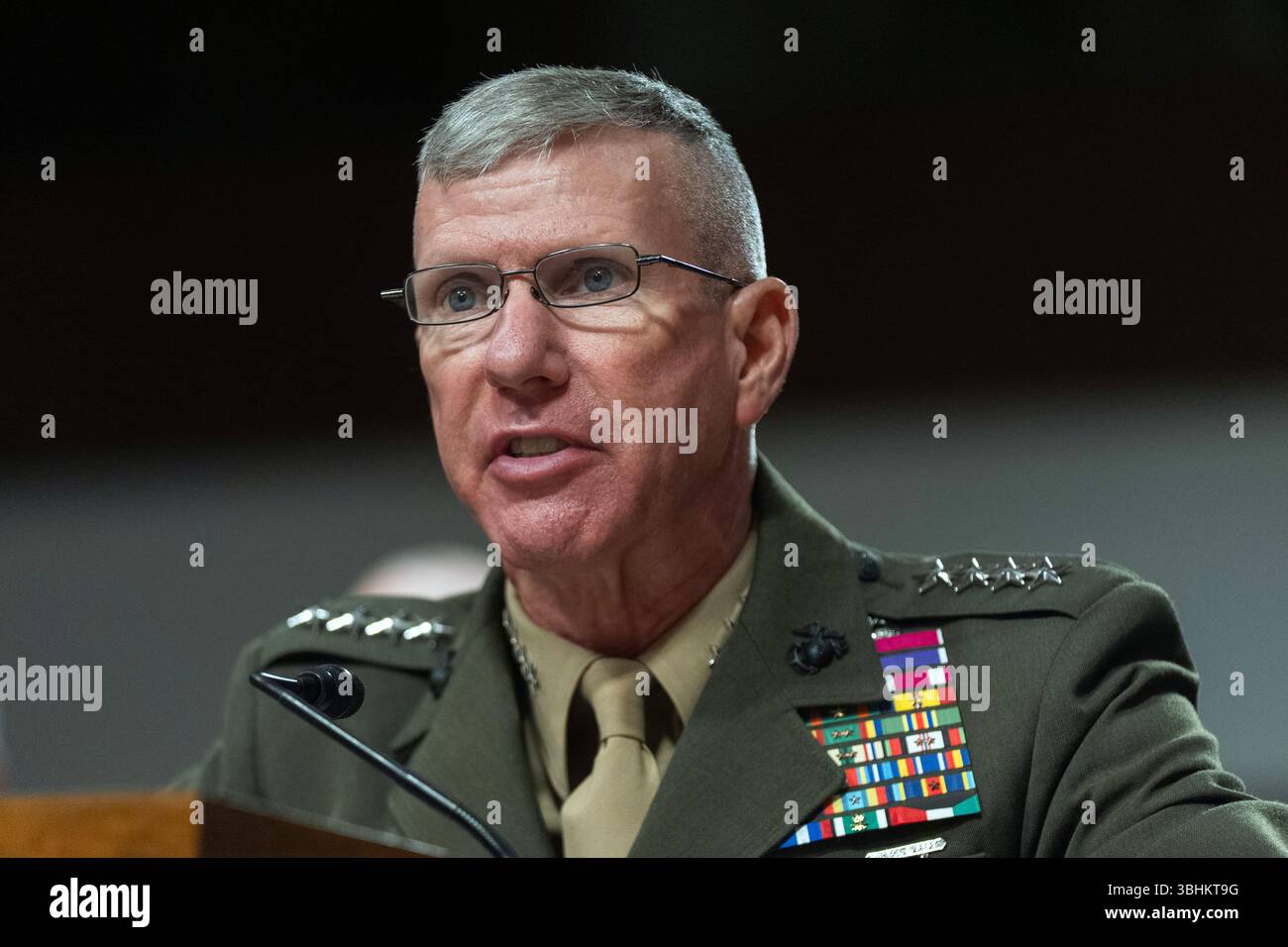 Commandant of the Marine Corps Gen. Eric Smith, testifies before a ...