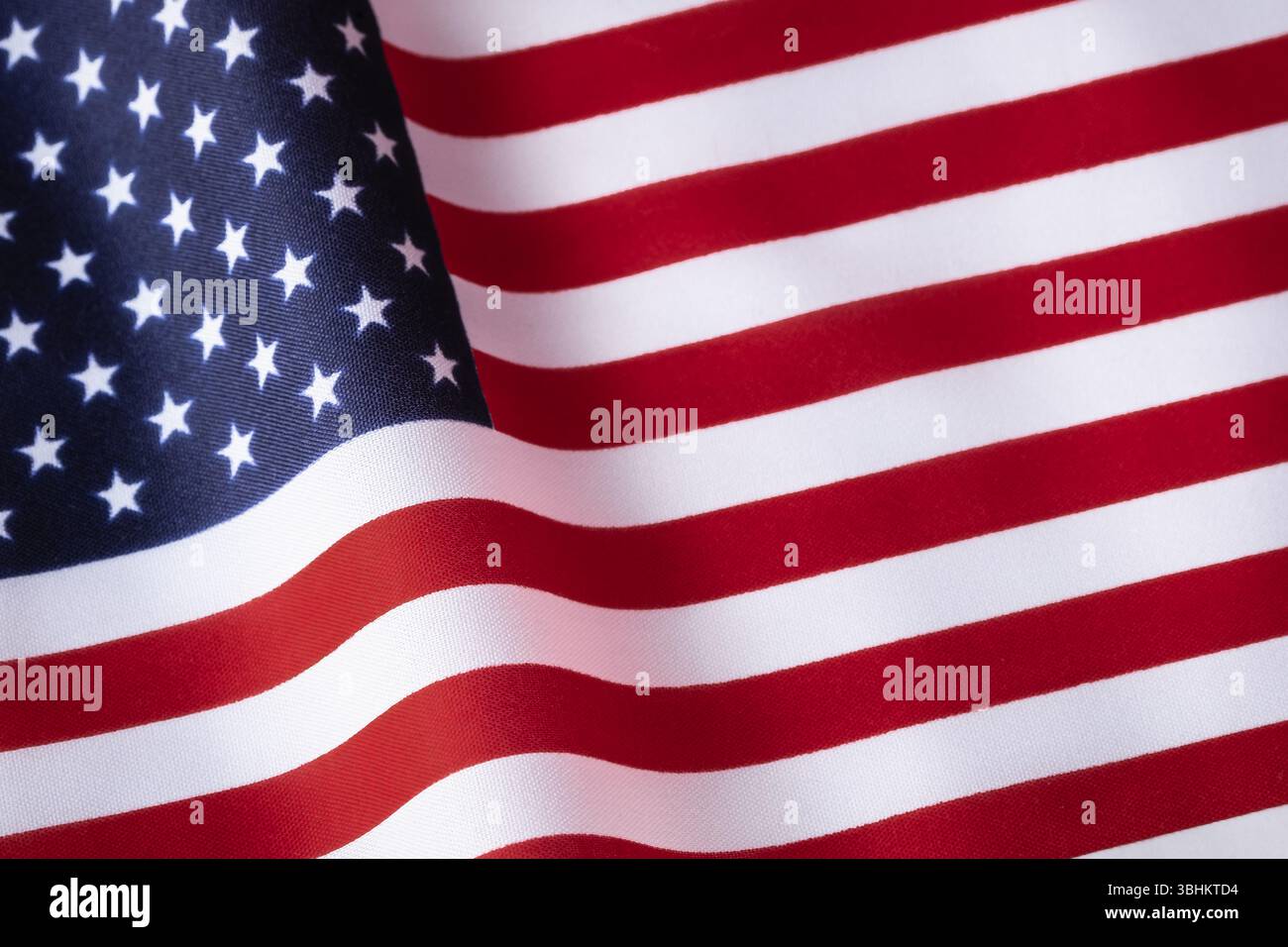 Close up USA flag. American Flag Wave Independence Day 4th of July ...