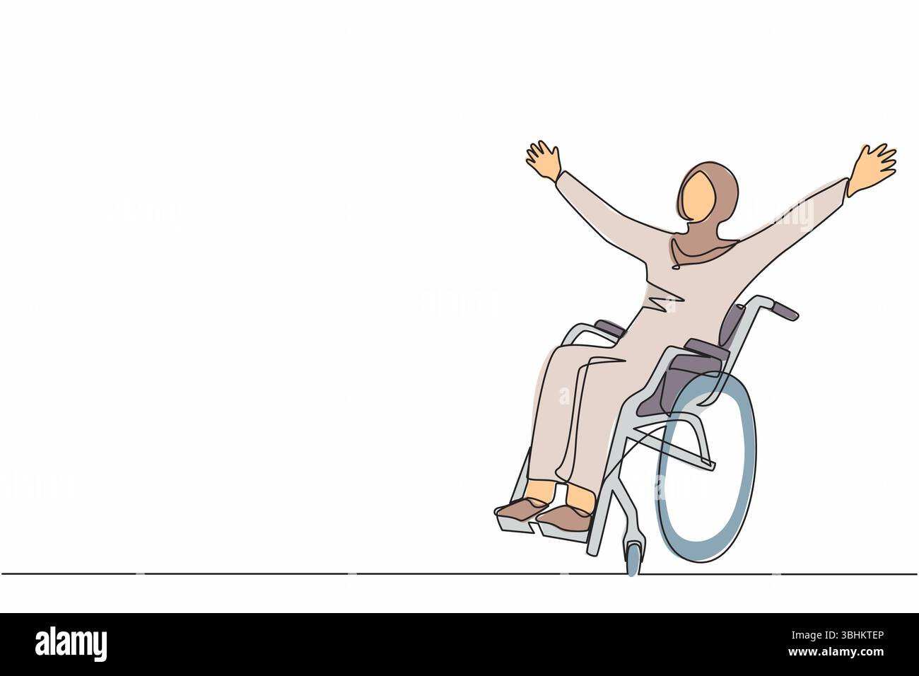 Young arabic woman sitting Stock Vector Images - Alamy