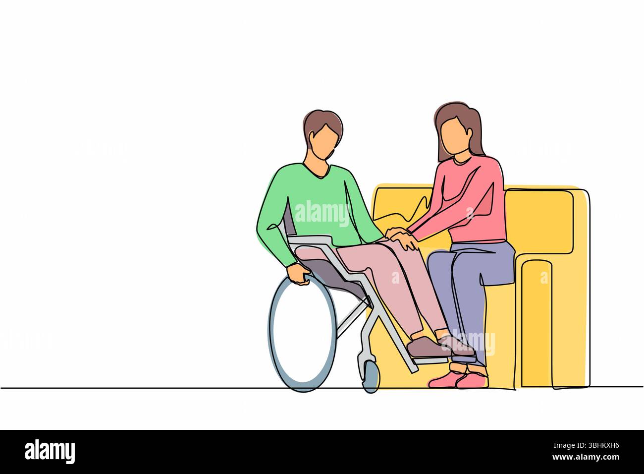 Sitting holding hands therapy Stock Vector Images - Alamy